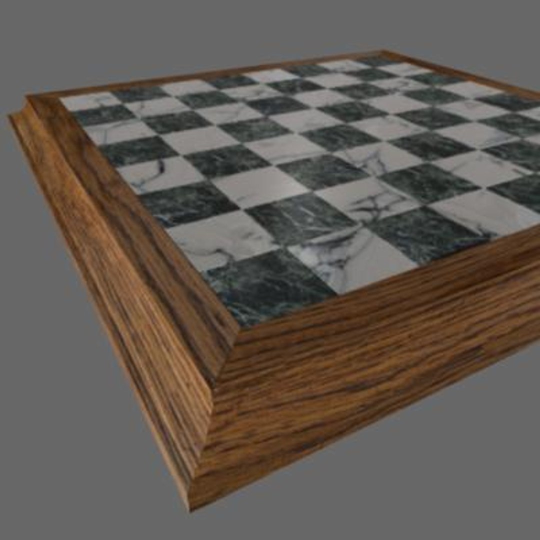 3d Model Set Chess Pieces