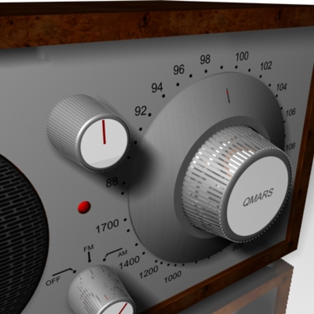 radio 3d model