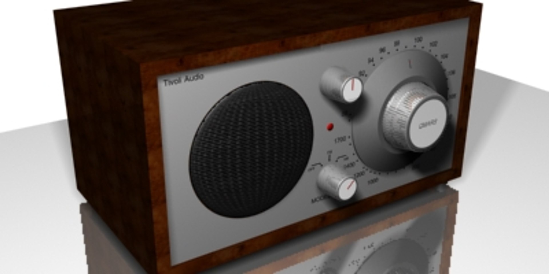 radio 3d model