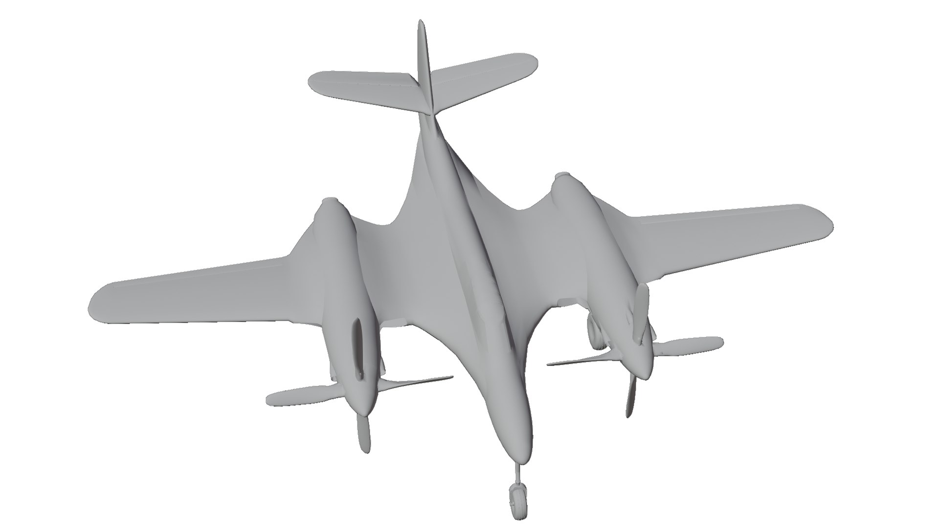 McDonnell XP-67 Bat 3D Model - TurboSquid 2326305