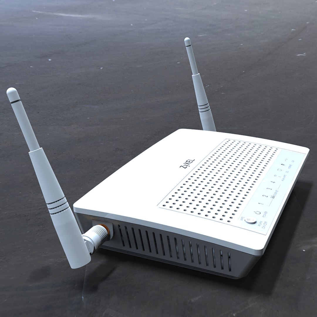 3D ZyXEL P-661HNU-F1 Model - TurboSquid 1715302