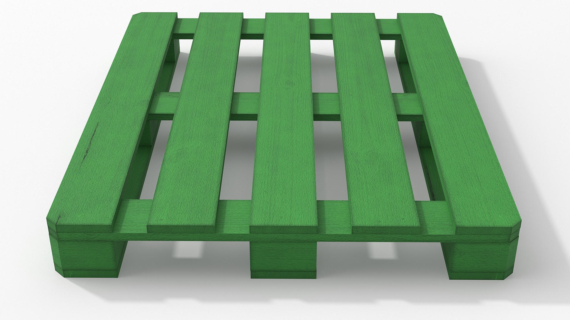 Wooden Pallet 05 PBR Green 3D Model - TurboSquid 2184022