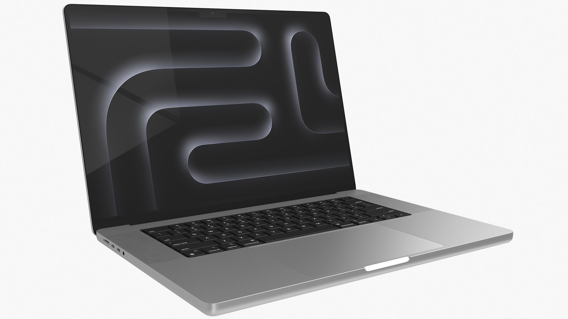 Apple MacBook Pro 16 M3 2023 Silver Rigged 3D model - TurboSquid 2157819