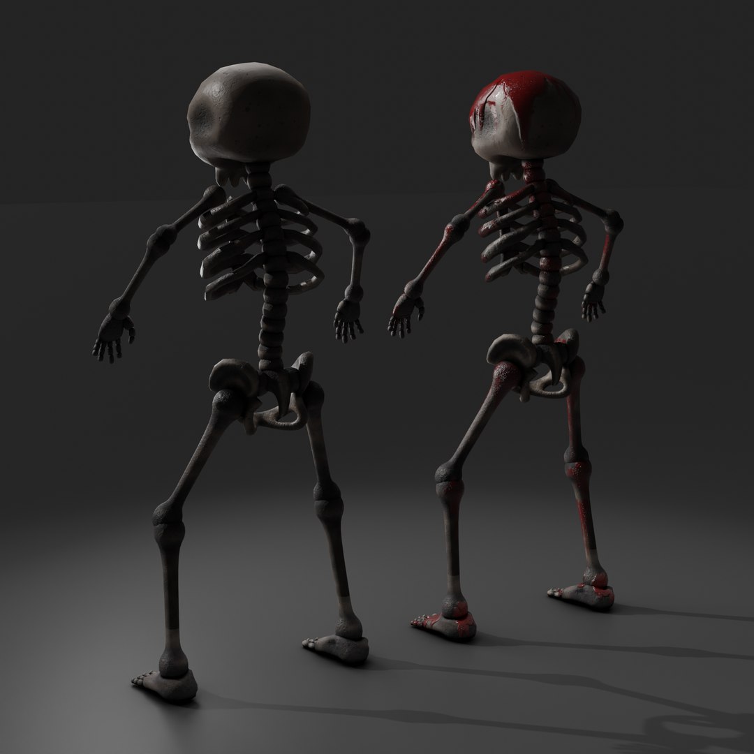 3D Model Skeleton Monster - Rigged - TurboSquid 2180765