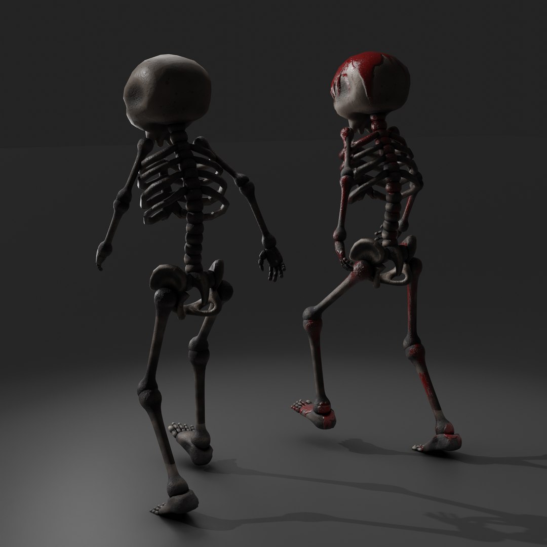 3D Model Skeleton Monster - Rigged - TurboSquid 2180765