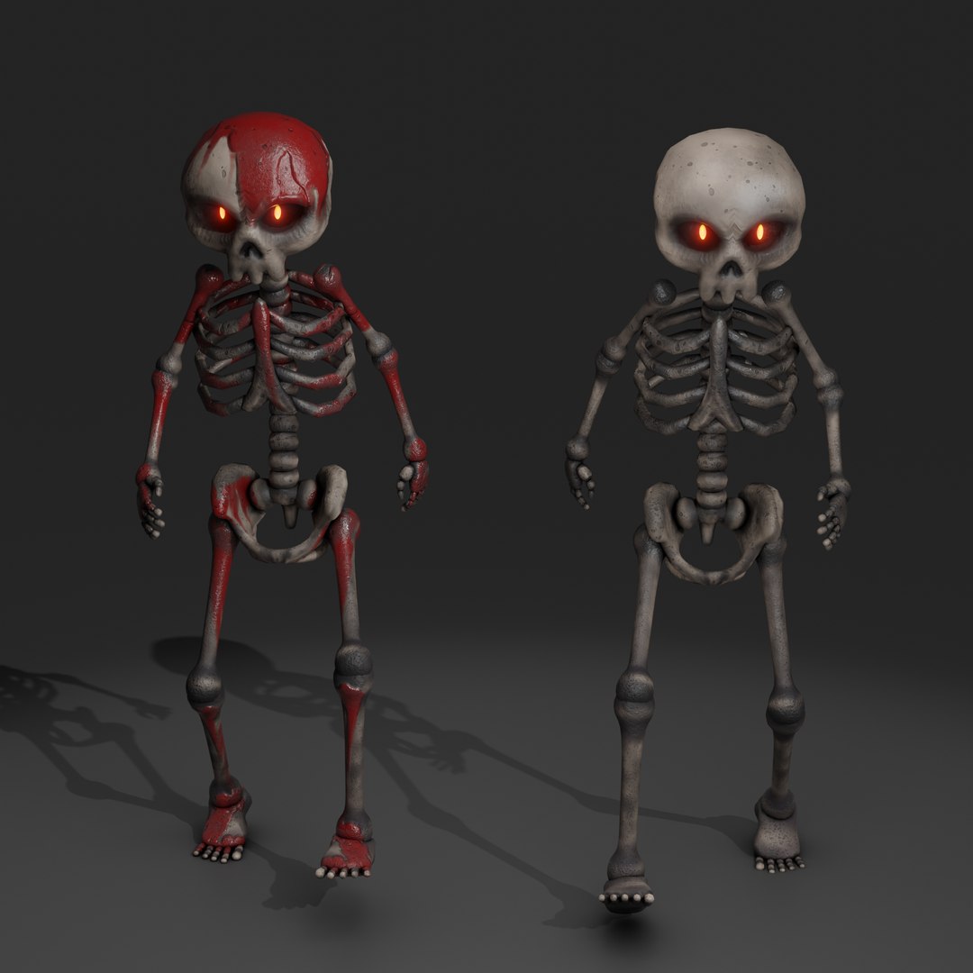 3D Model Skeleton Monster - Rigged - TurboSquid 2180765