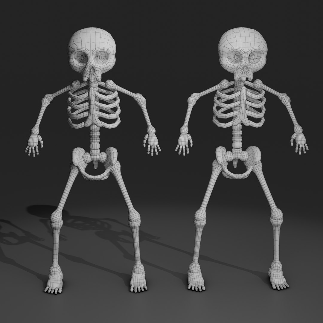 3D Model Skeleton Monster - Rigged - TurboSquid 2180765
