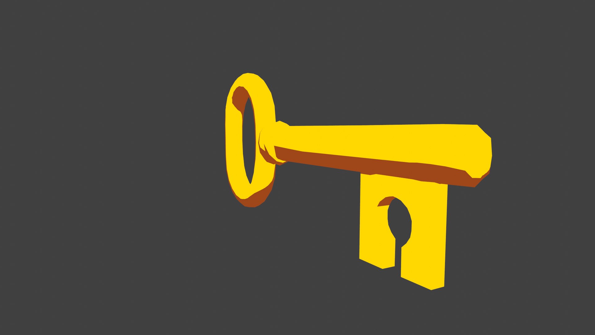 Low Poly Key 3D - TurboSquid 2132743