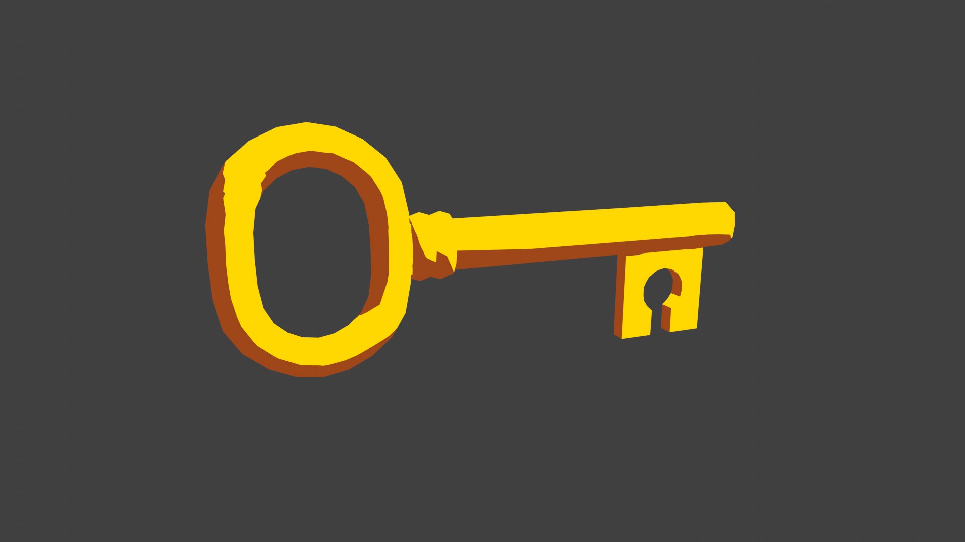 Low Poly Key 3D - TurboSquid 2132743