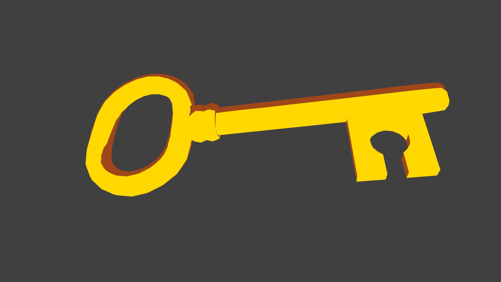 Low Poly Key 3D - TurboSquid 2132743