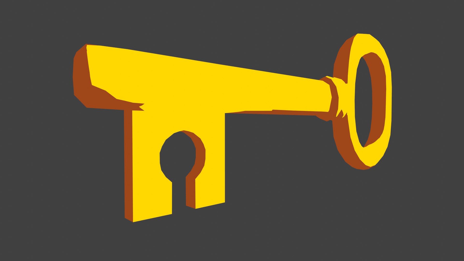 Low Poly Key 3D - TurboSquid 2132743