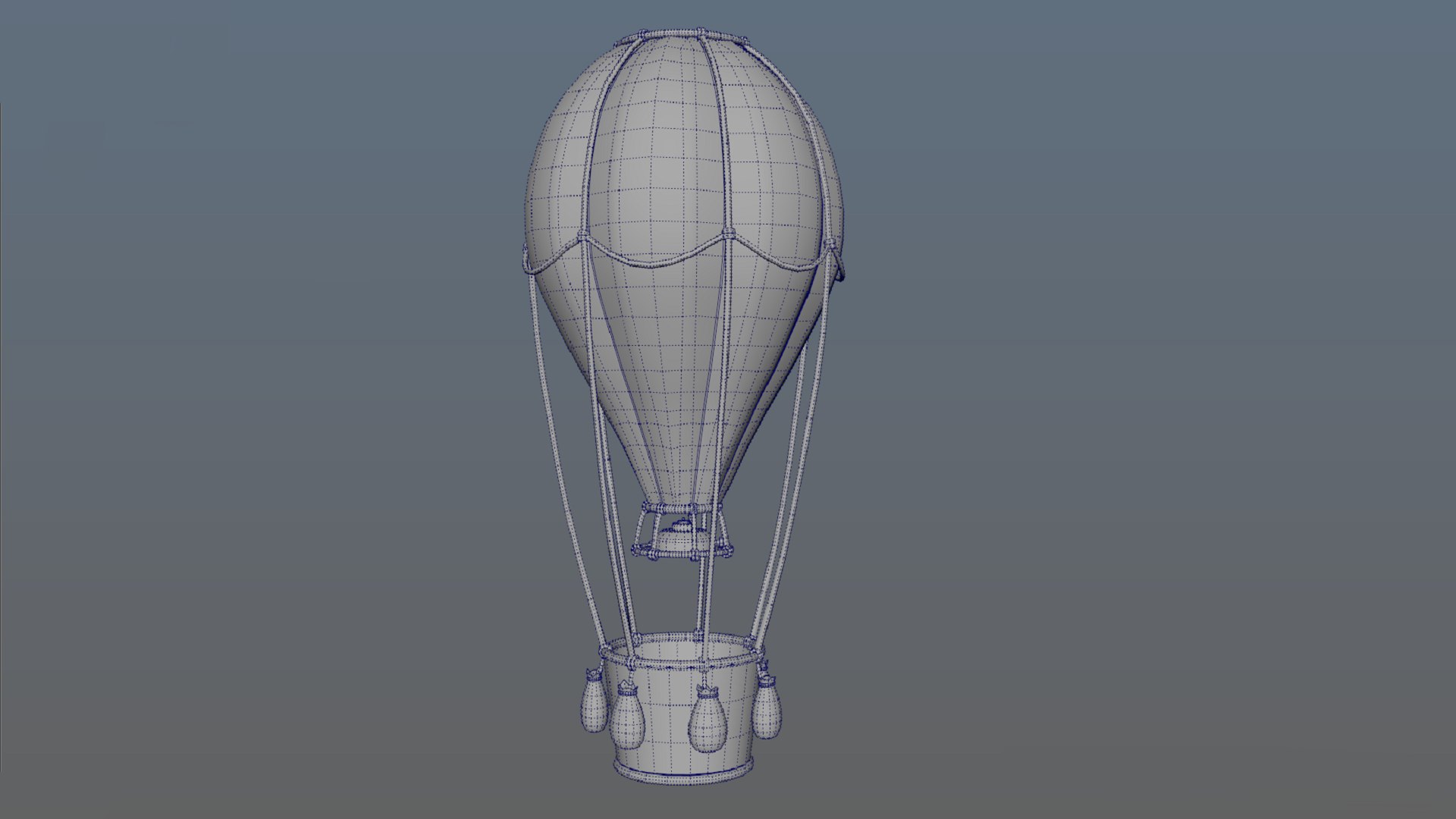 Stylized Hot Air Balloon PBR Game Ready Model - TurboSquid 1954921