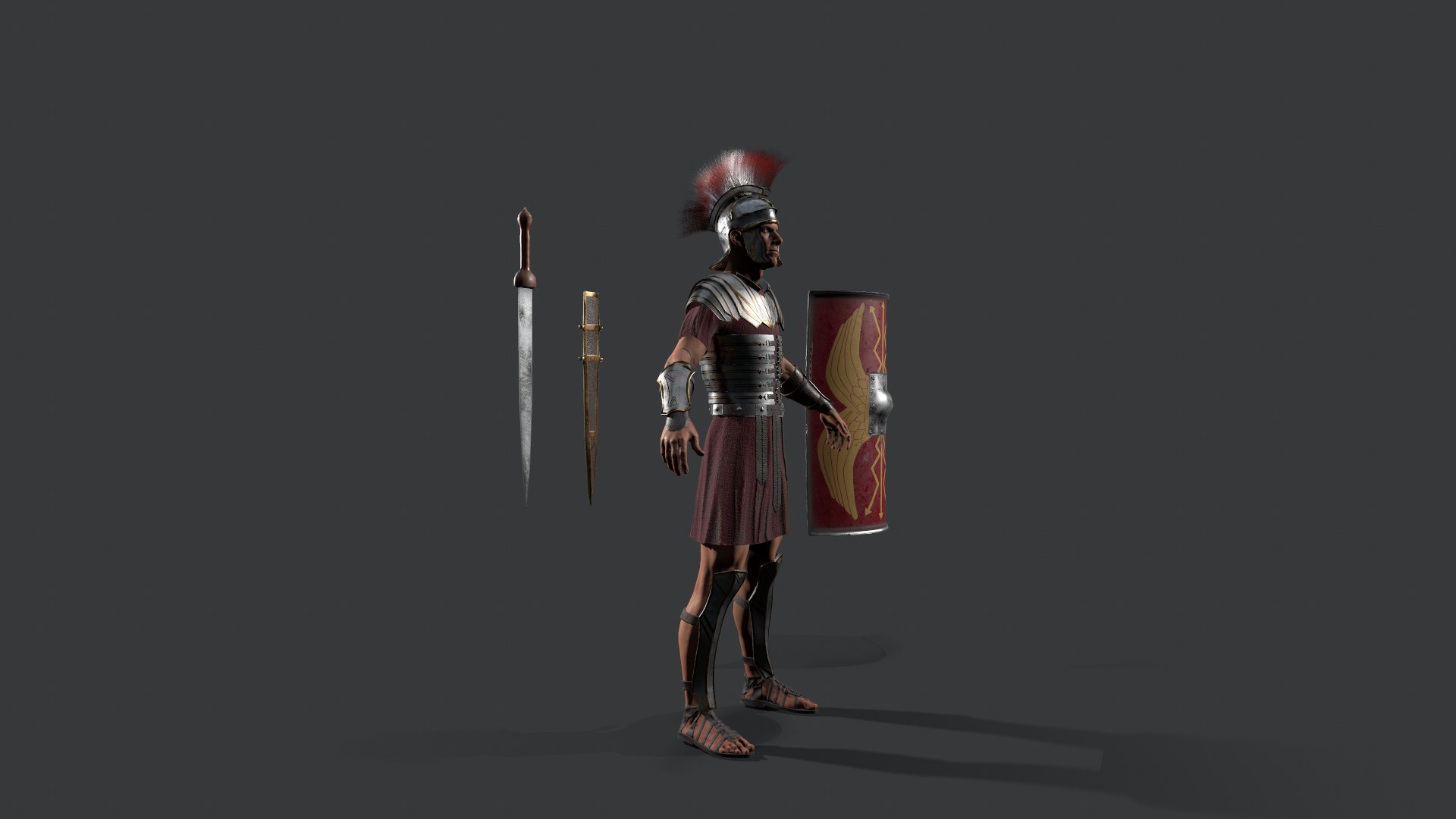 3D ROMAN legion model - TurboSquid 1820059