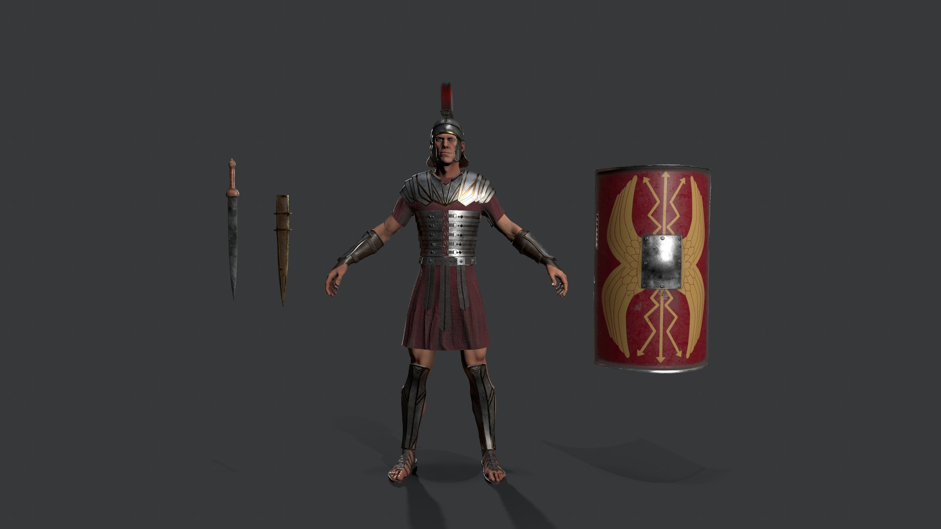 3D ROMAN legion model - TurboSquid 1820059