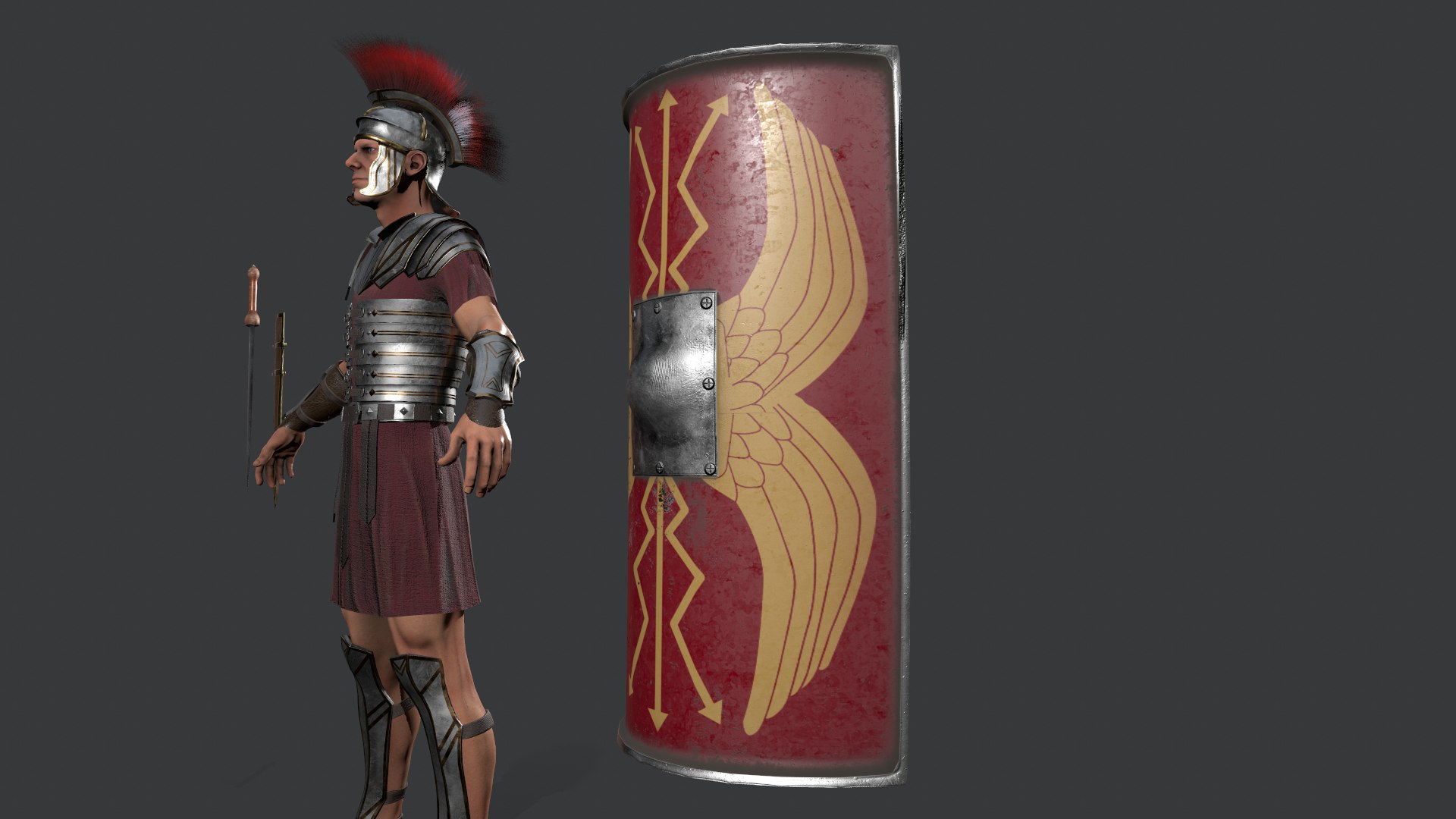 3D ROMAN legion model - TurboSquid 1820059