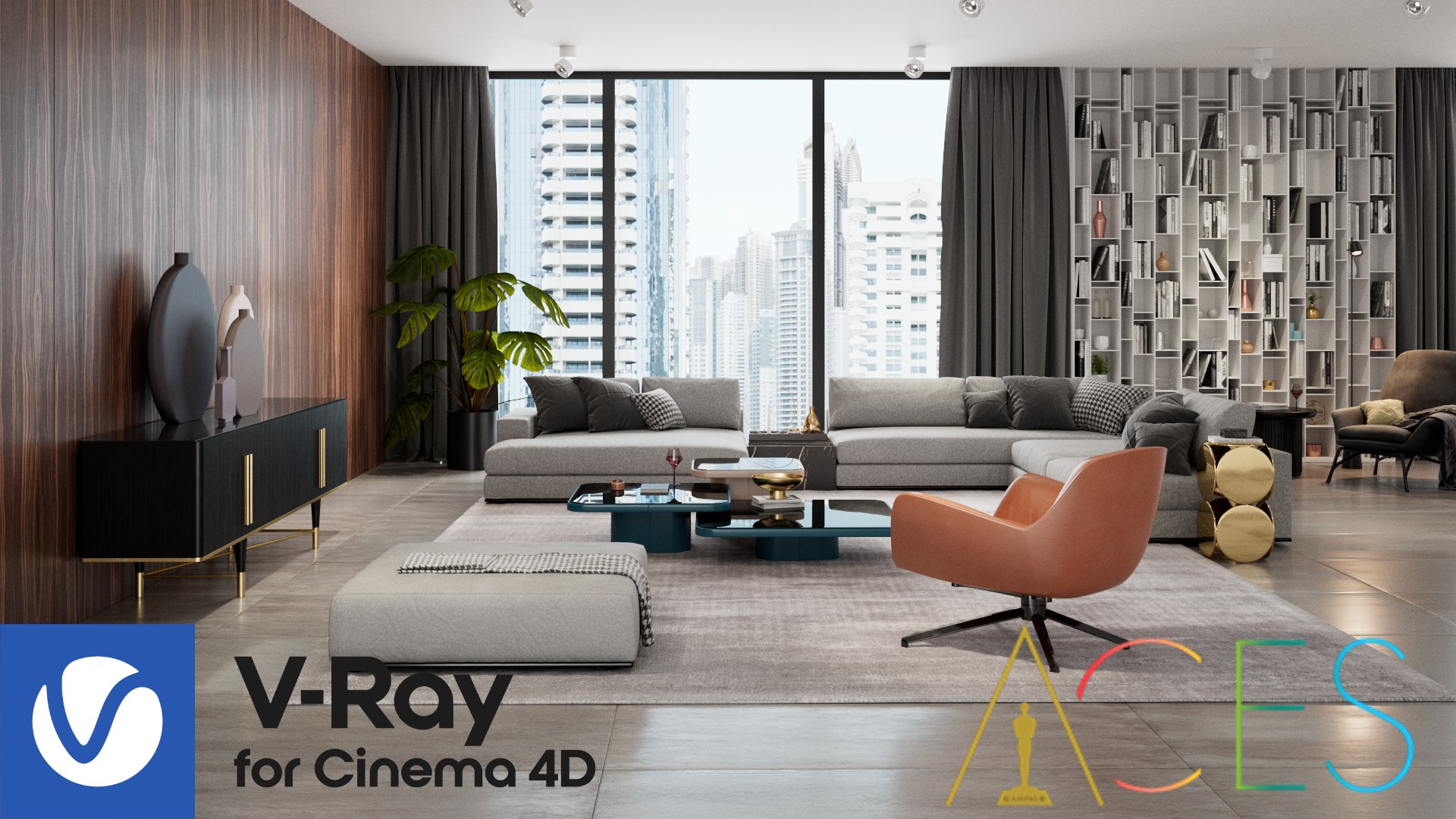Apartment Scene For Cinema 4D And Vray 6 ACES 3D Model - TurboSquid 2279595