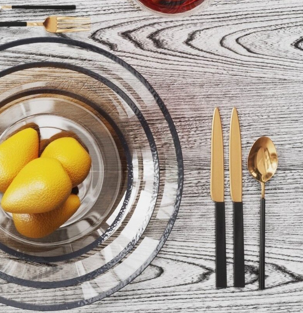 Modern tableware combination model 3D model - TurboSquid 2062657