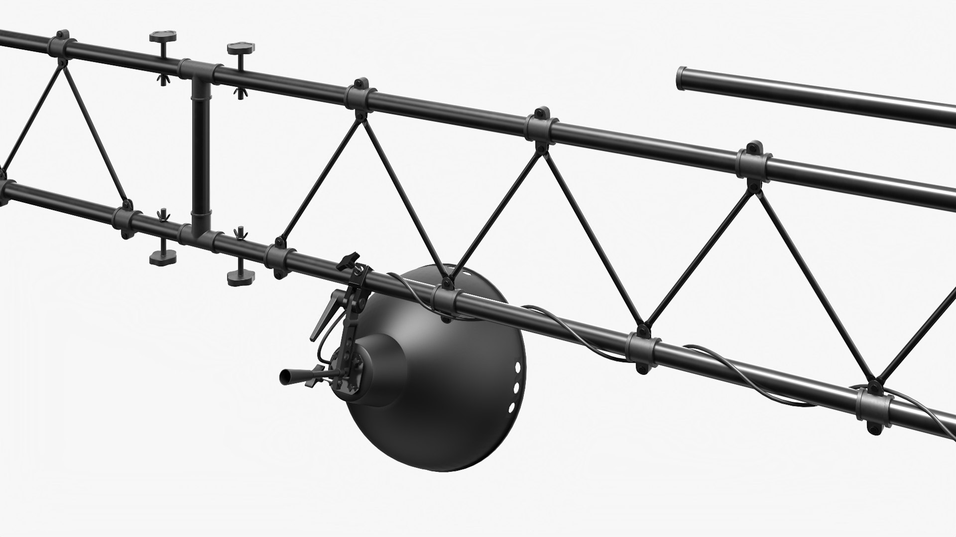 Studio Lighting Truss With Spotlight 3D Model - TurboSquid 2316352