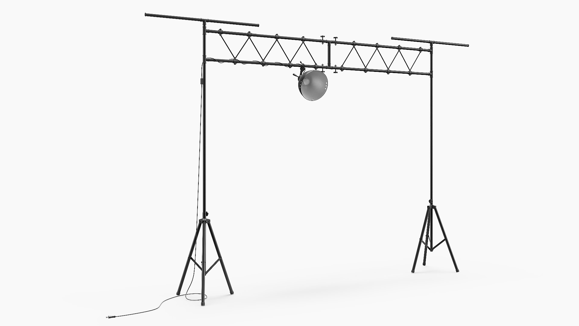 Studio Lighting Truss With Spotlight 3D Model - TurboSquid 2316352