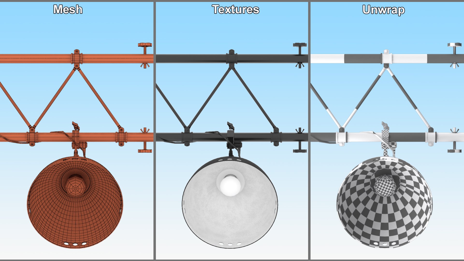 Studio Lighting Truss With Spotlight 3D Model - TurboSquid 2316352