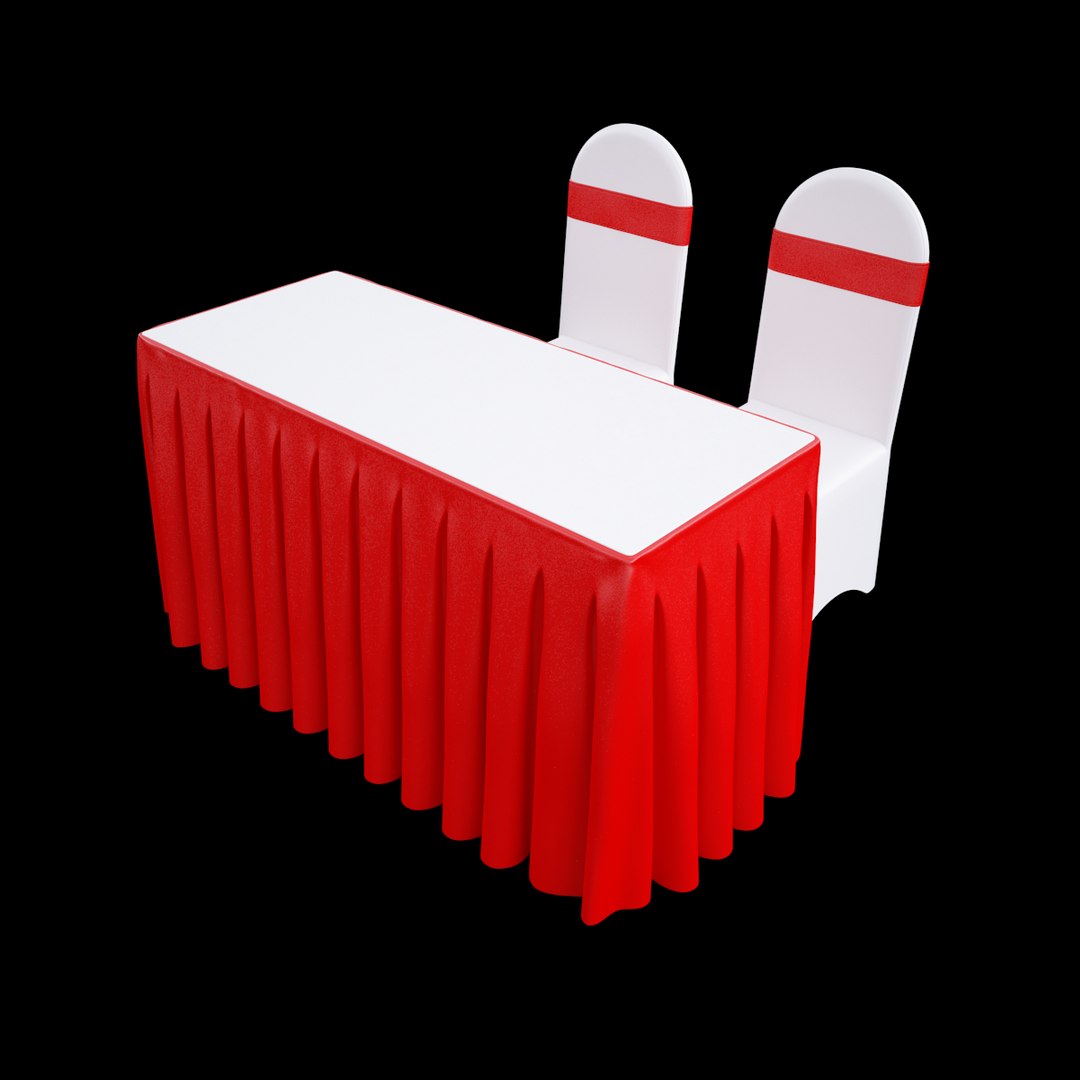 Event Tables Chairs 3D - TurboSquid 1391431