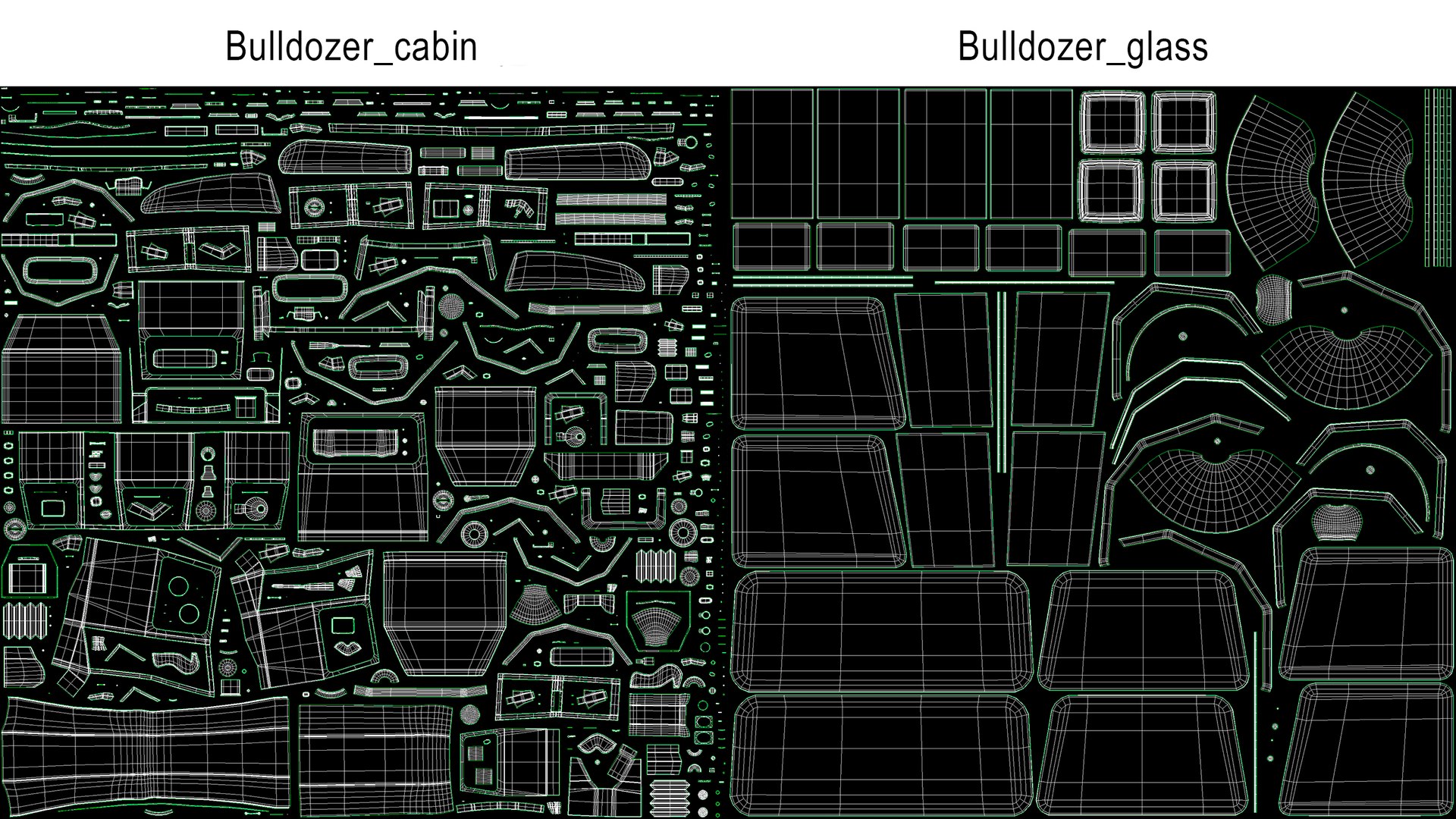 Bulldozer UVW Only Model - TurboSquid 2514994