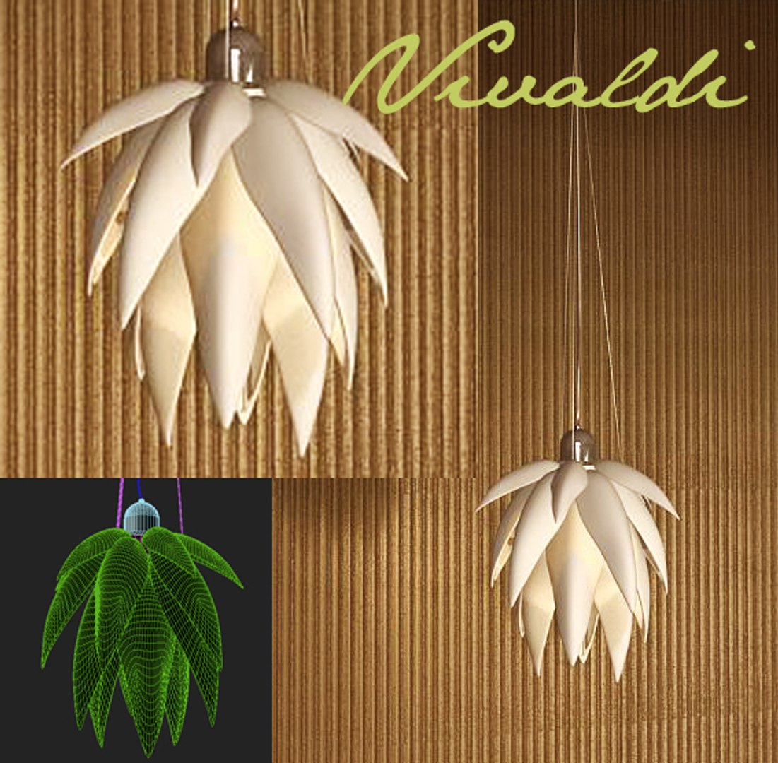 vivaldi pendant light warehouse 3d model