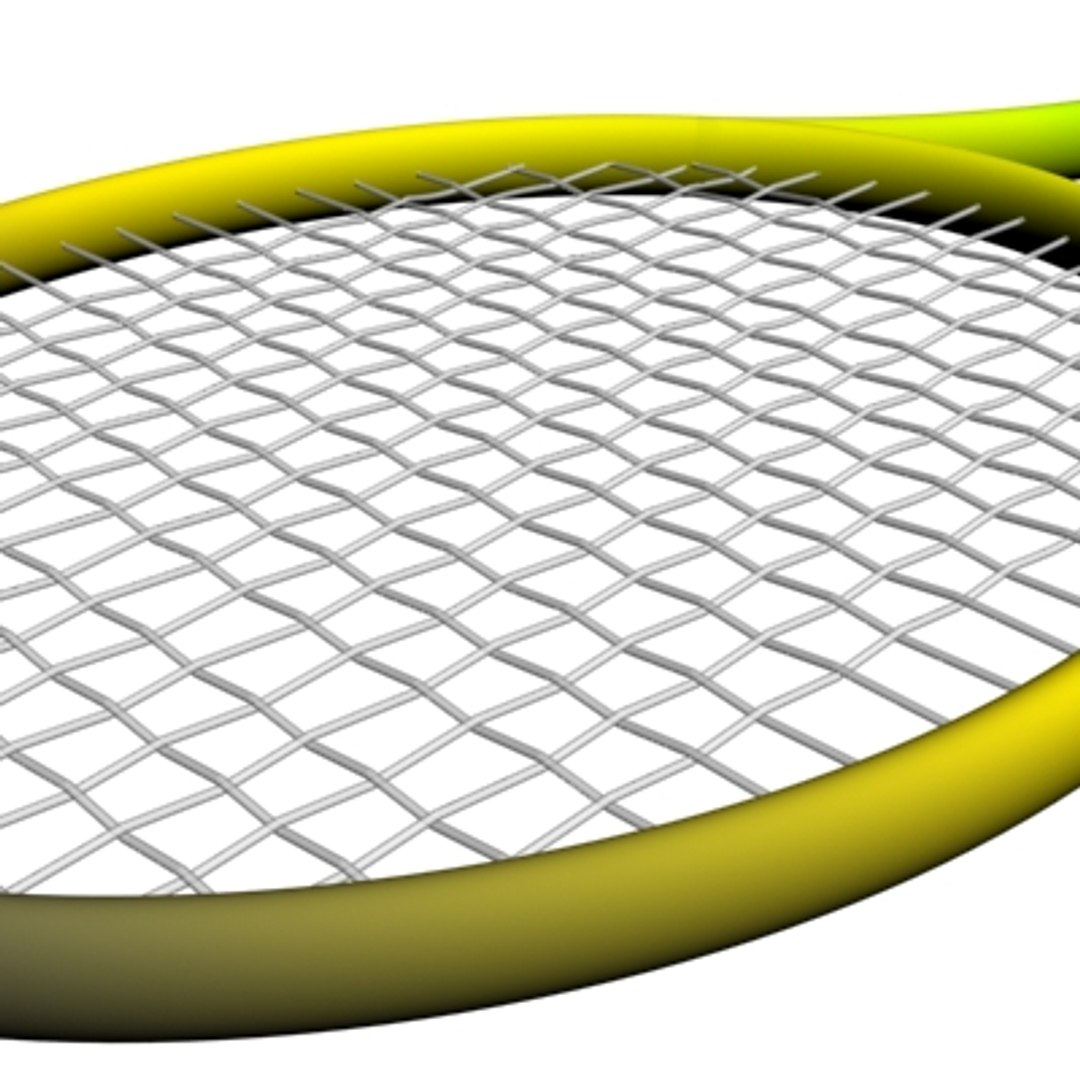 3d Tennis Racket Model
