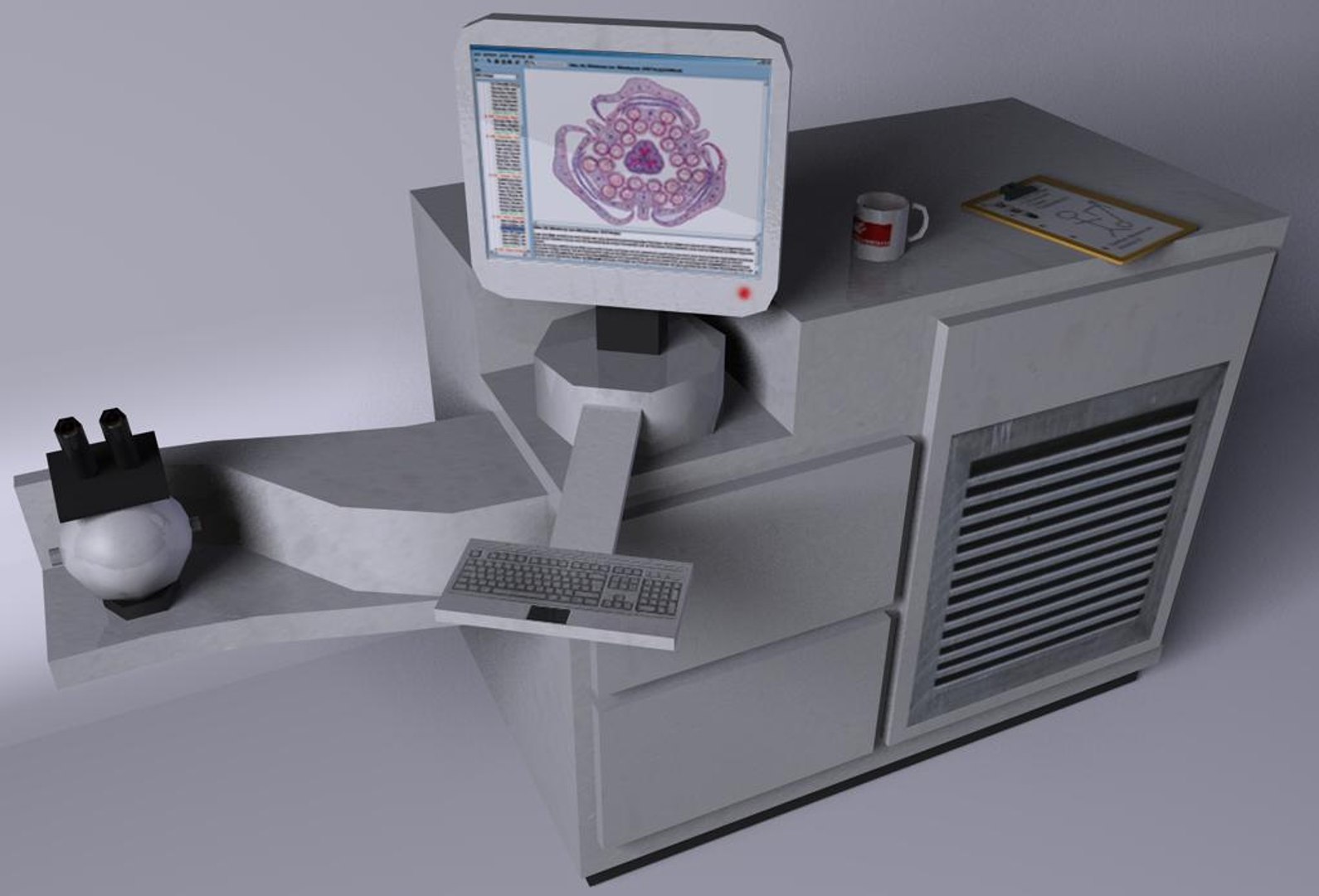 hospital lab 3d model