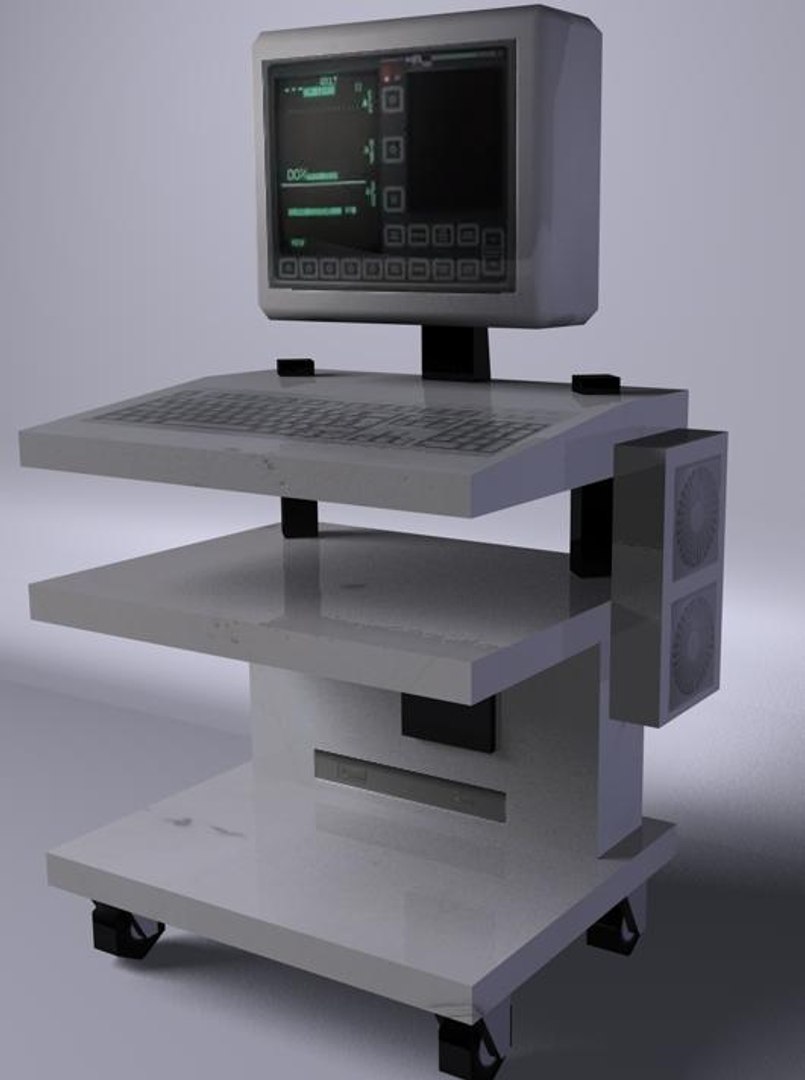 hospital lab 3d model