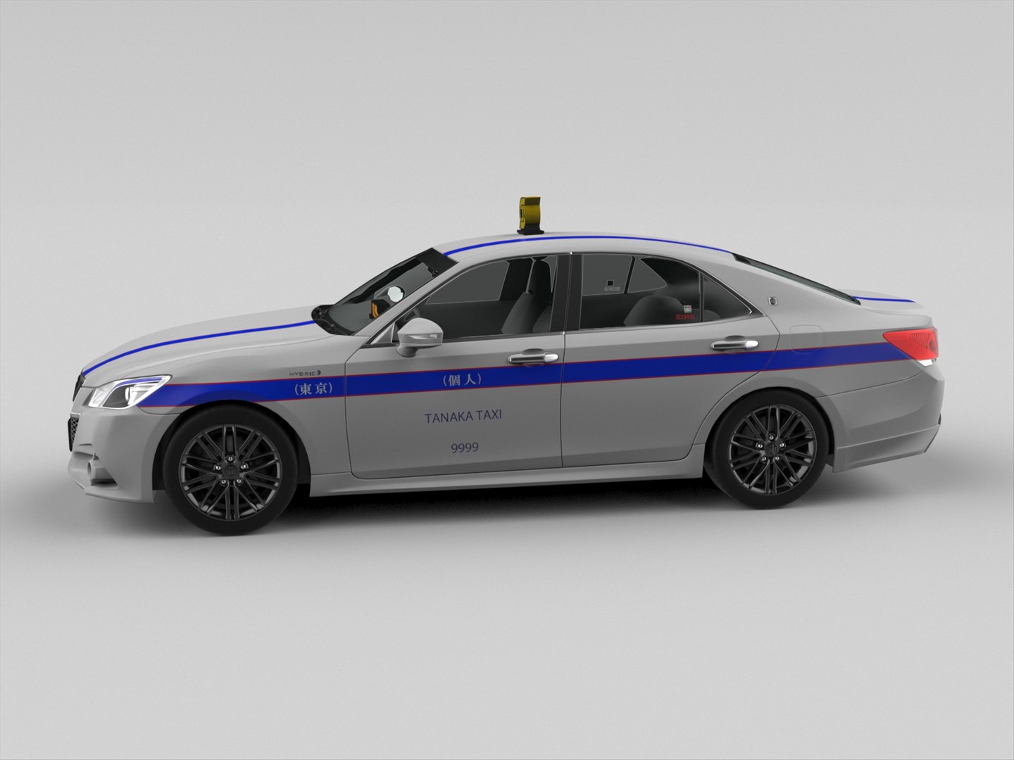 Japanese Taxi Model - TurboSquid 1510386