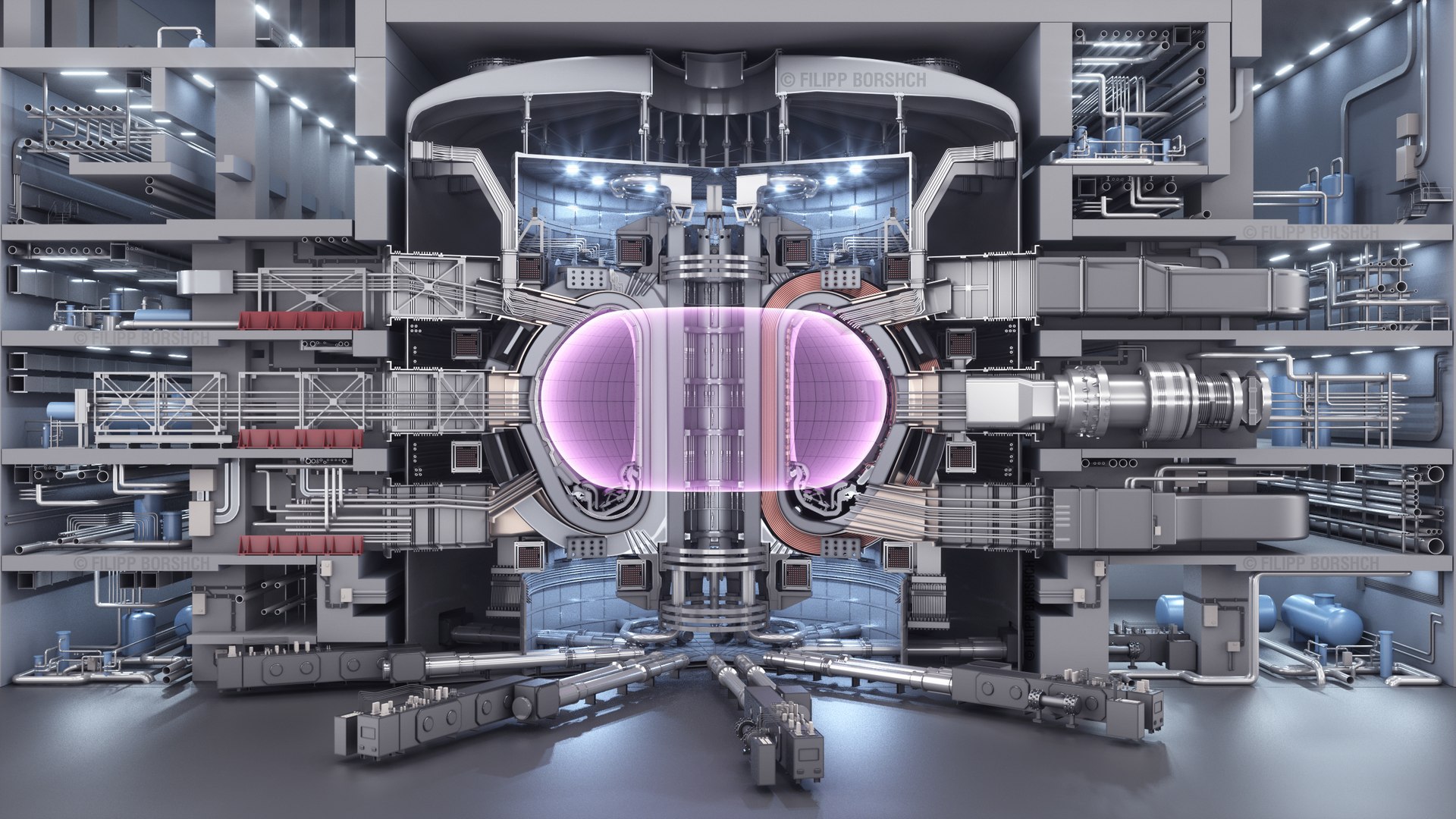 Iter Reactor Fusion Model - TurboSquid 1317588