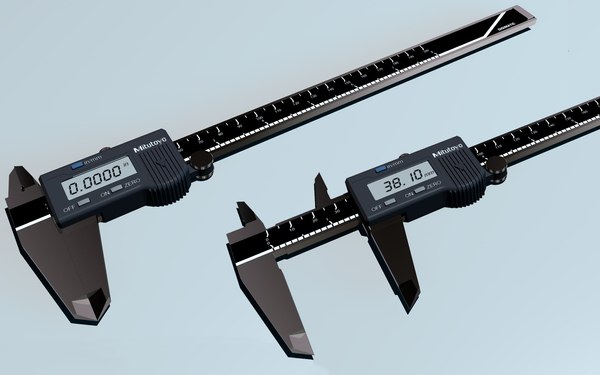 Digitaler Messschieber 3D-Modell - TurboSquid 643189