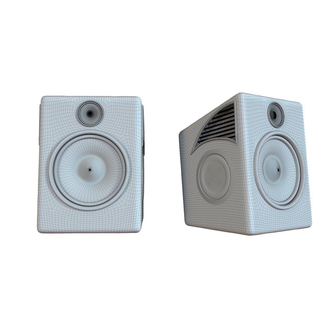 3D Model Wide Frequency Loudspeaker With Ice Color - TurboSquid 1845903