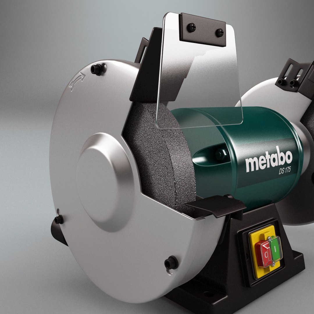 Bench Grinder Metabo Ds175 3d 3ds