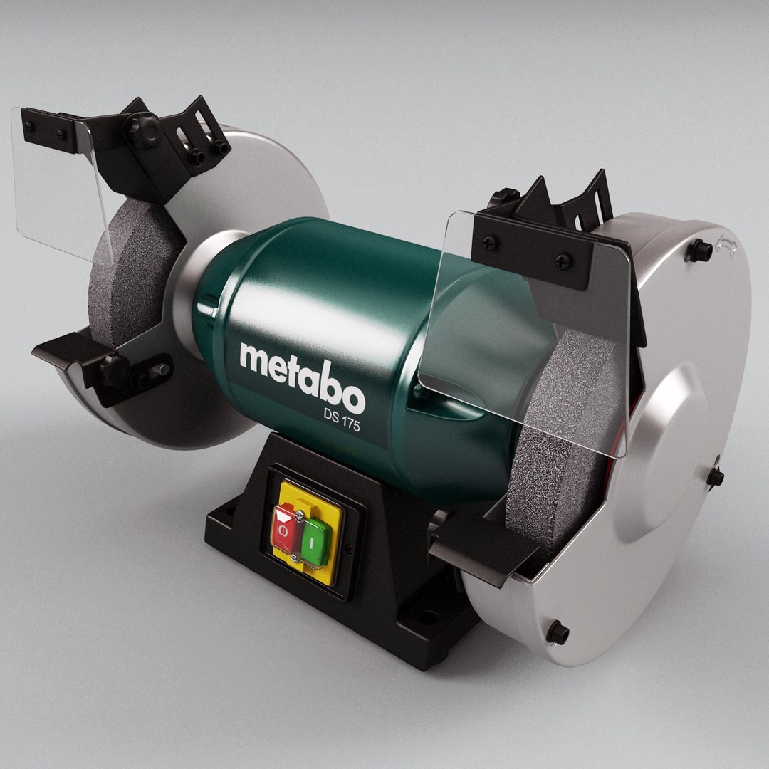 Bench Grinder Metabo Ds175 3d 3ds