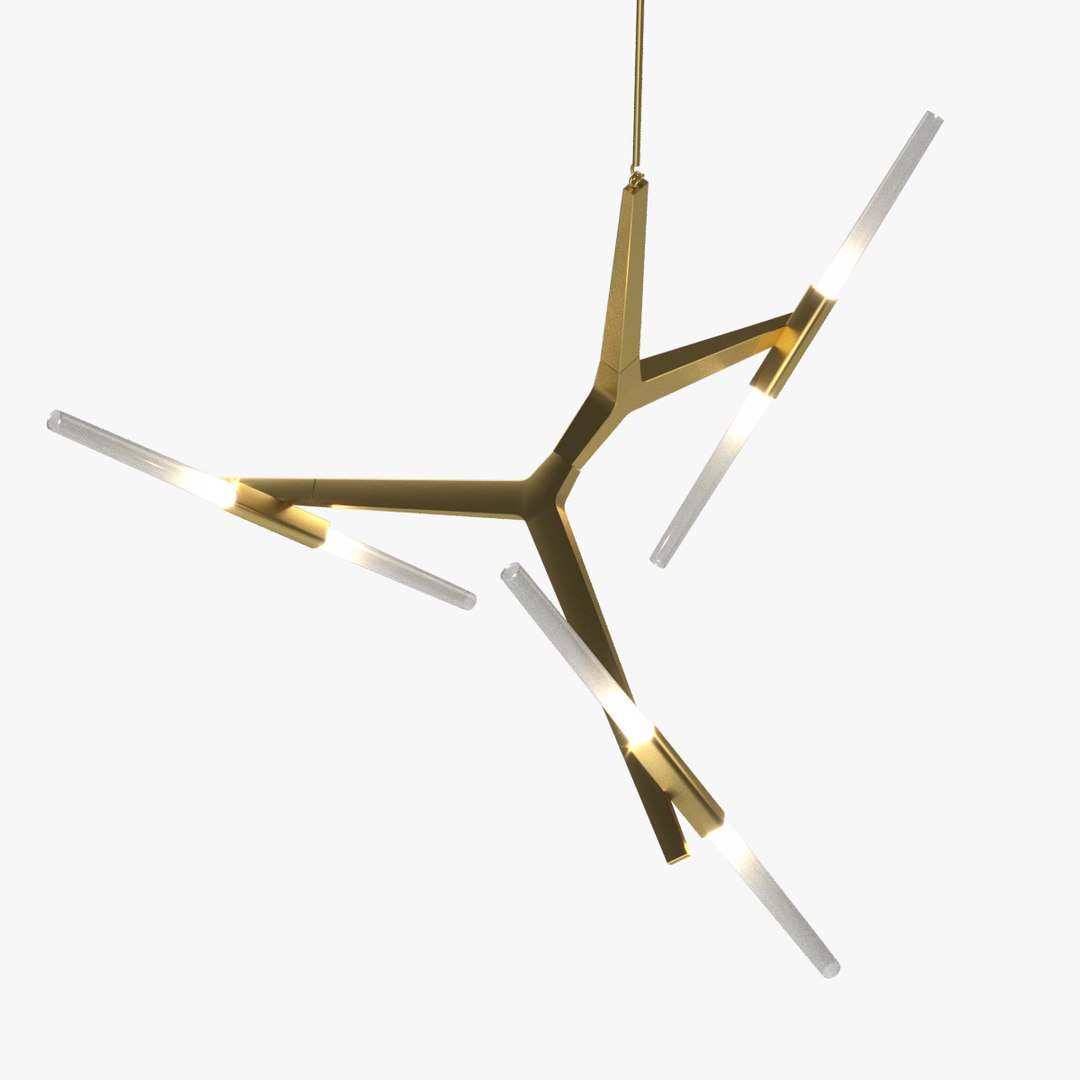 Futuristic Tech Chandelier 3D Model - TurboSquid 1216807