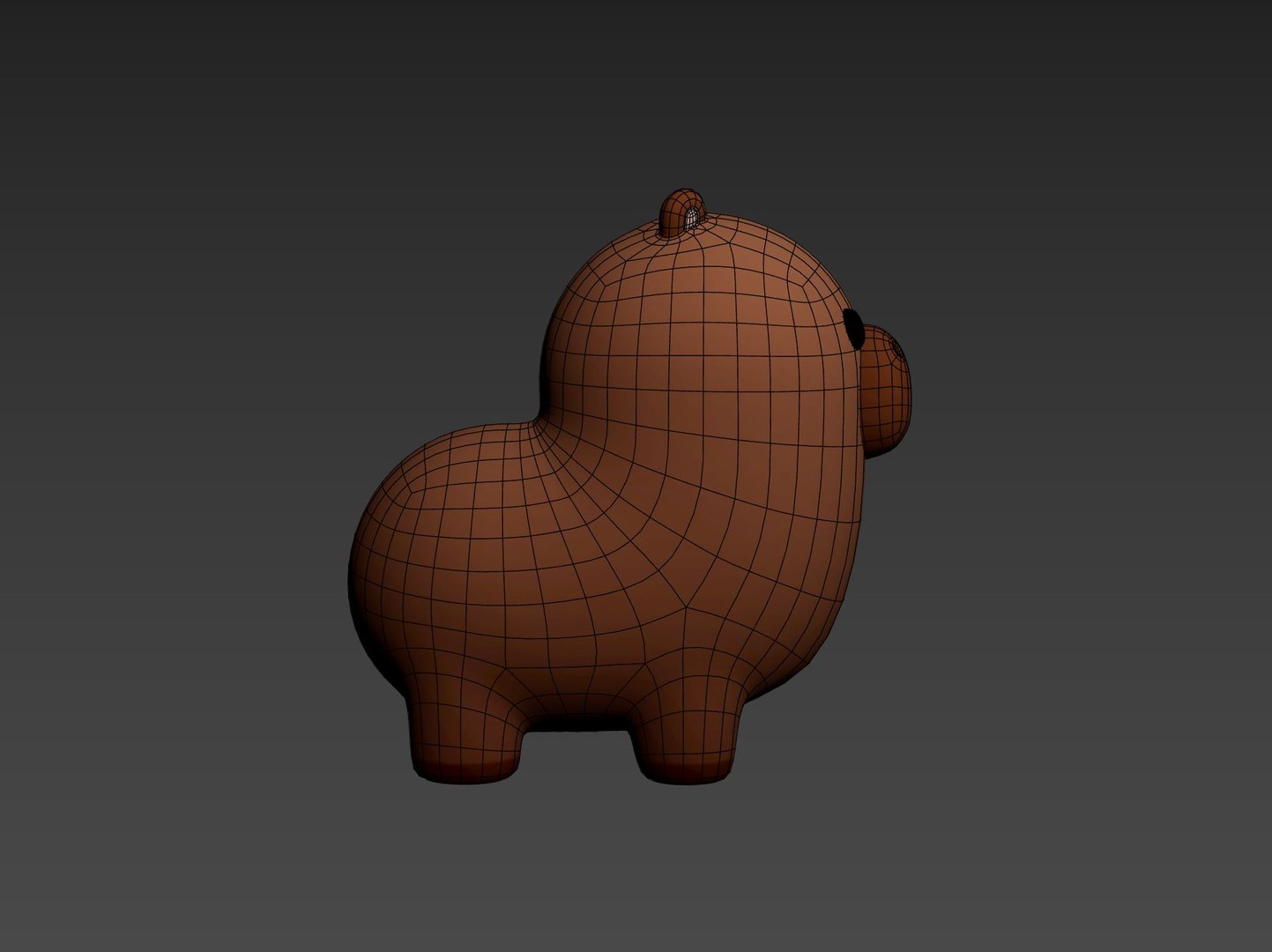 3D Capybara Character Model - TurboSquid 2324069