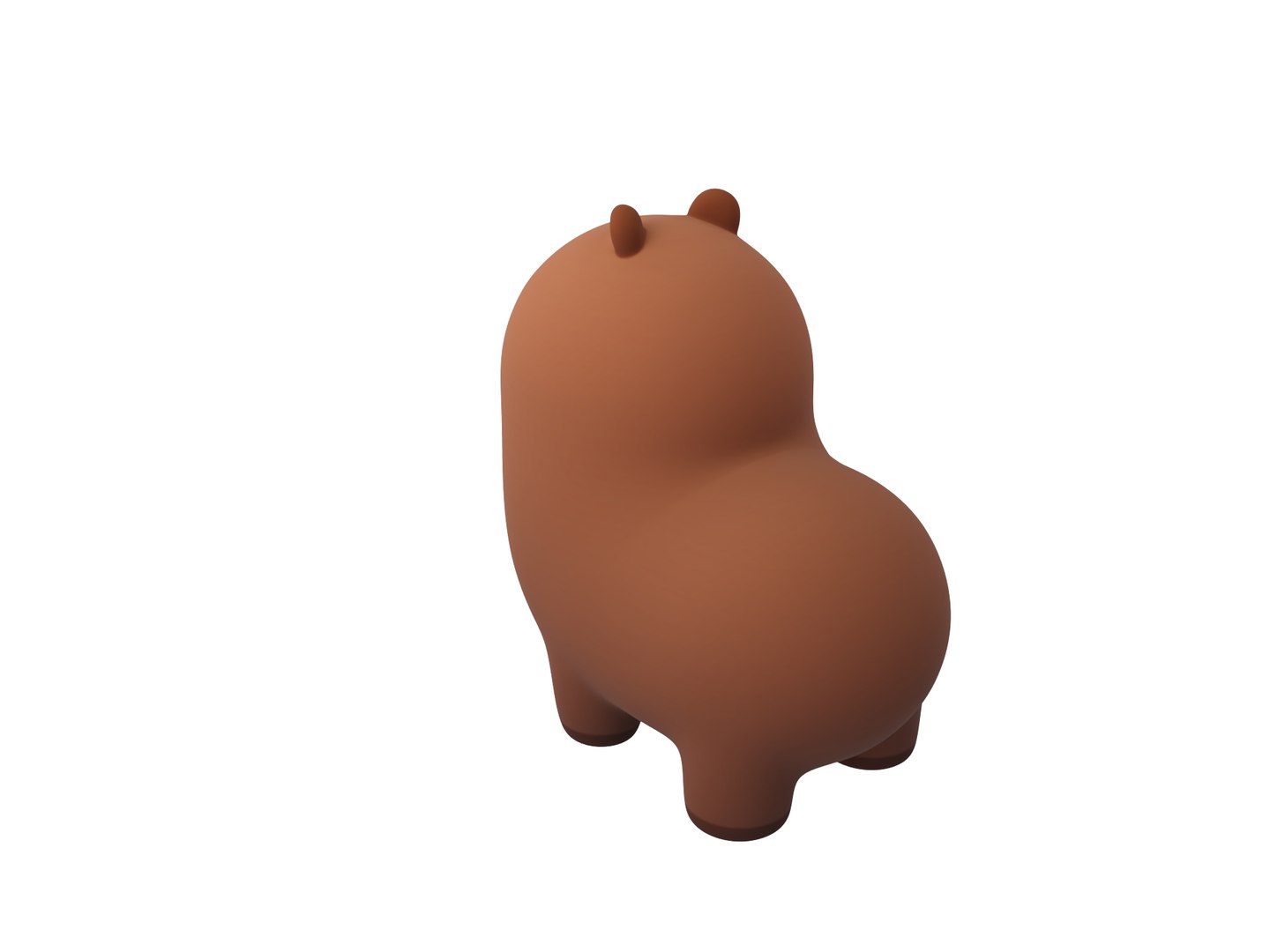 3D Capybara Character Model - TurboSquid 2324069