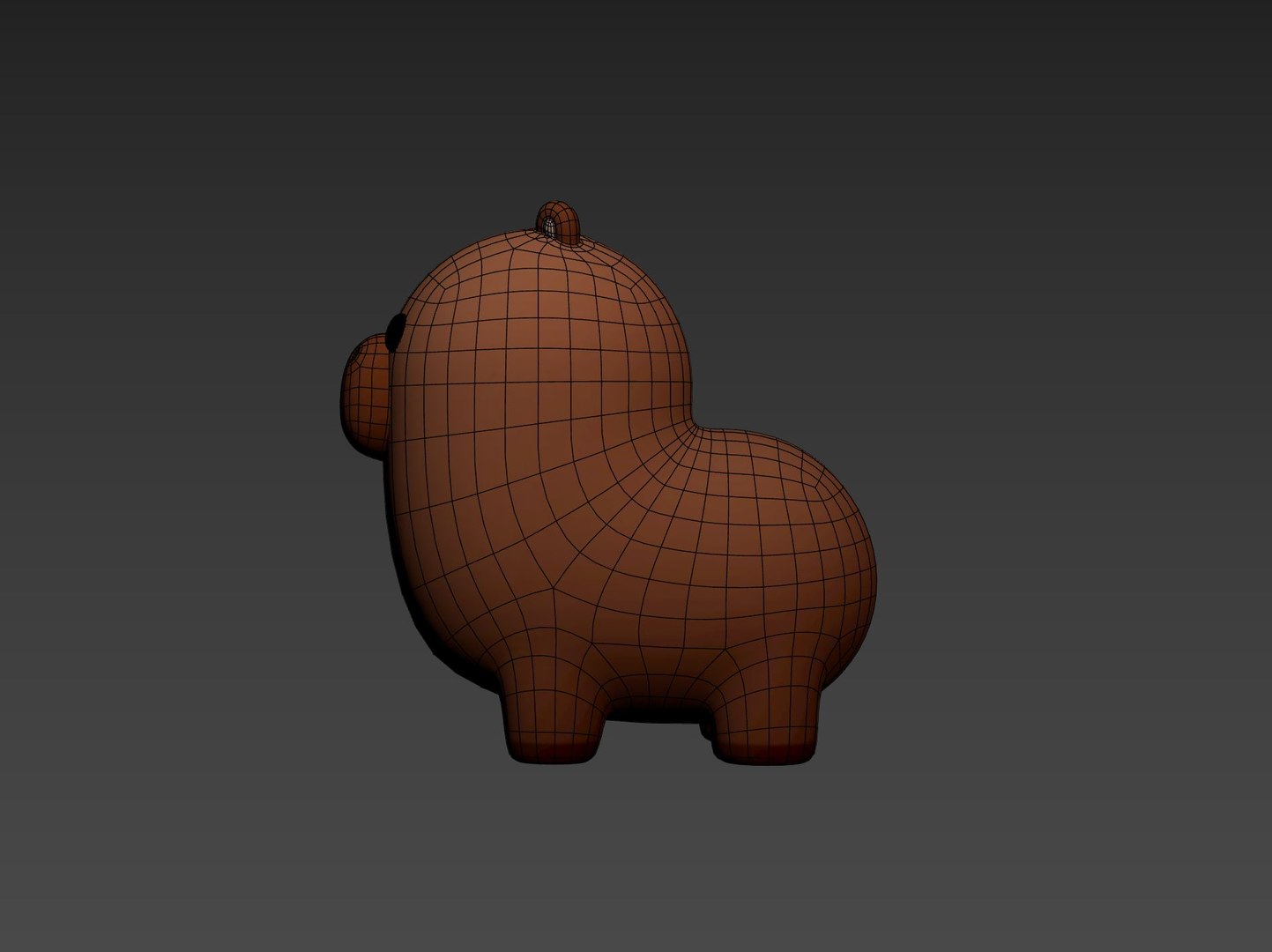 3D Capybara Character Model - TurboSquid 2324069