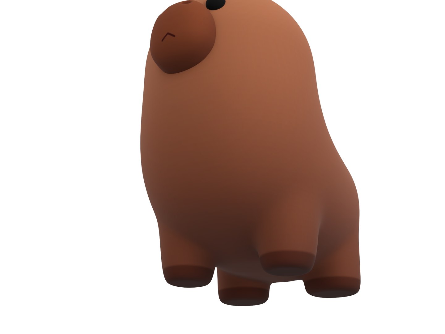 3D Capybara Character Model - TurboSquid 2324069