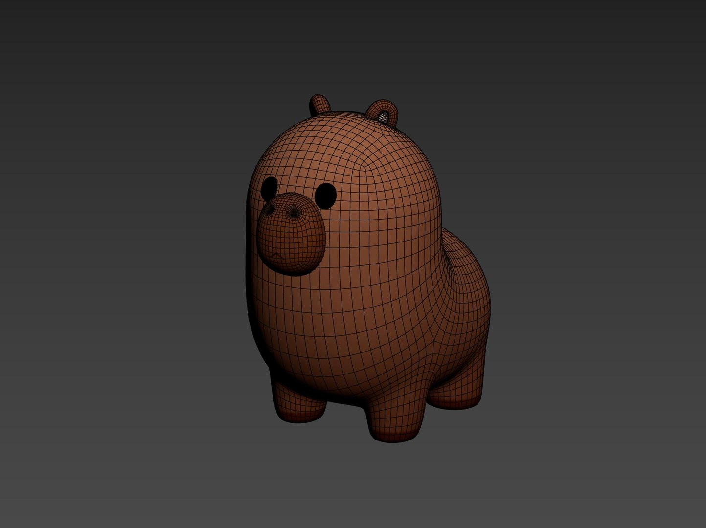 3D Capybara Character Model - TurboSquid 2324069