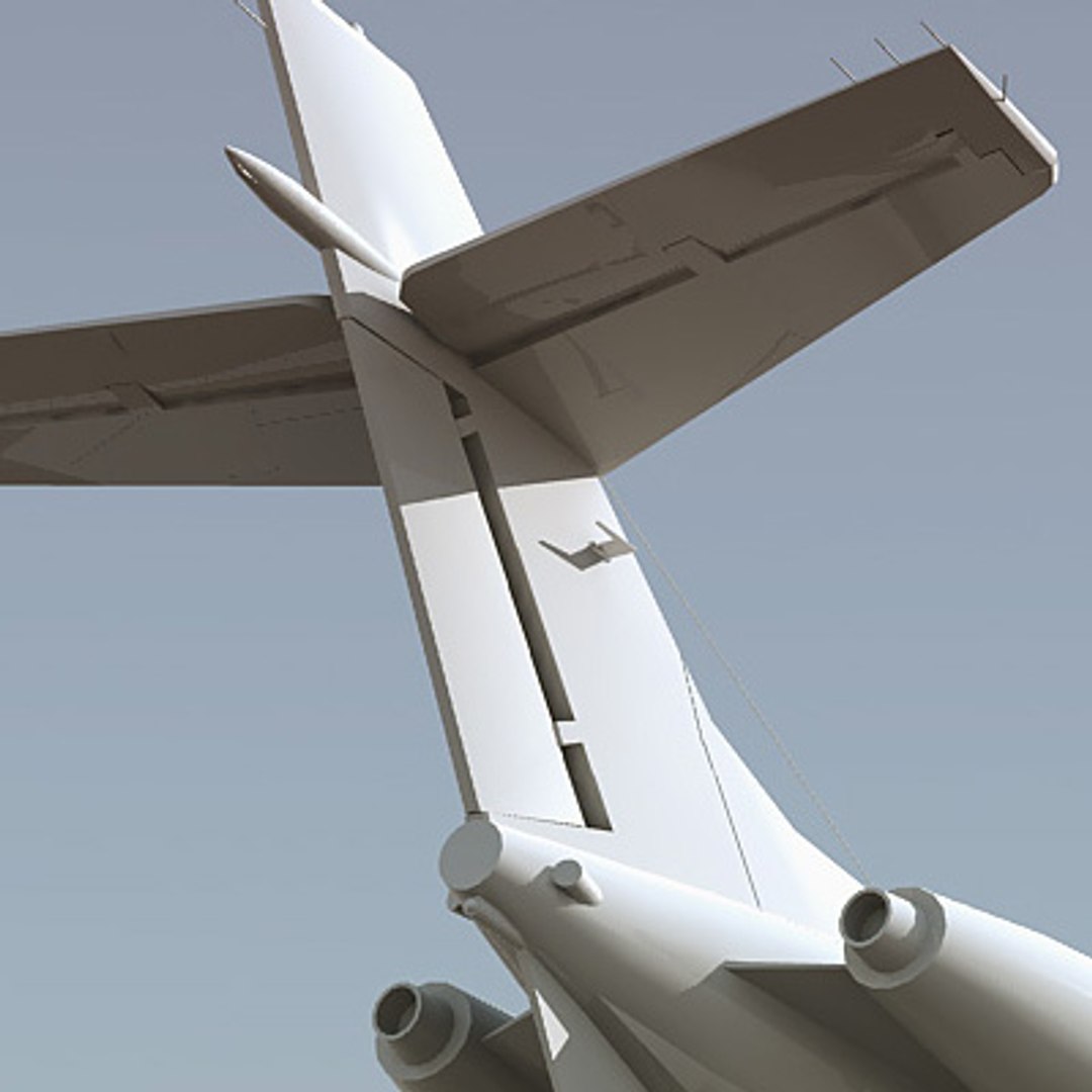 Aerospace Hs 125 Dominie 3d Model