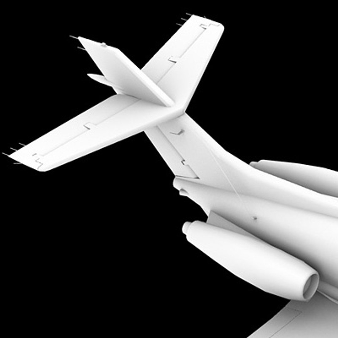Aerospace Hs 125 Dominie 3d Model