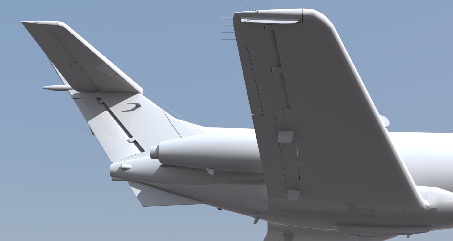 Aerospace Hs 125 Dominie 3d Model