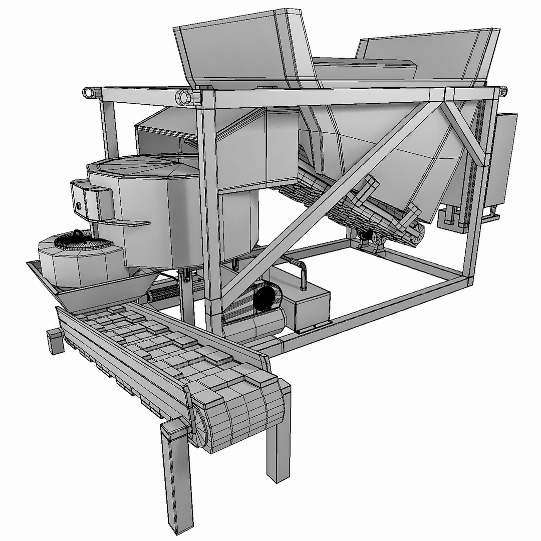 3D Asphalt Plant - TurboSquid 1312164
