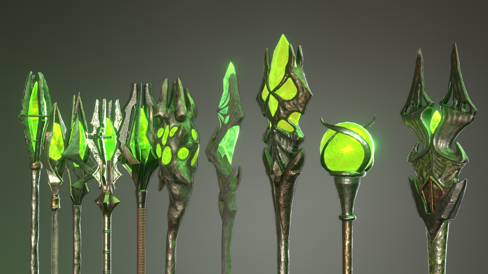3D Staff Fantasy - TurboSquid 1675258