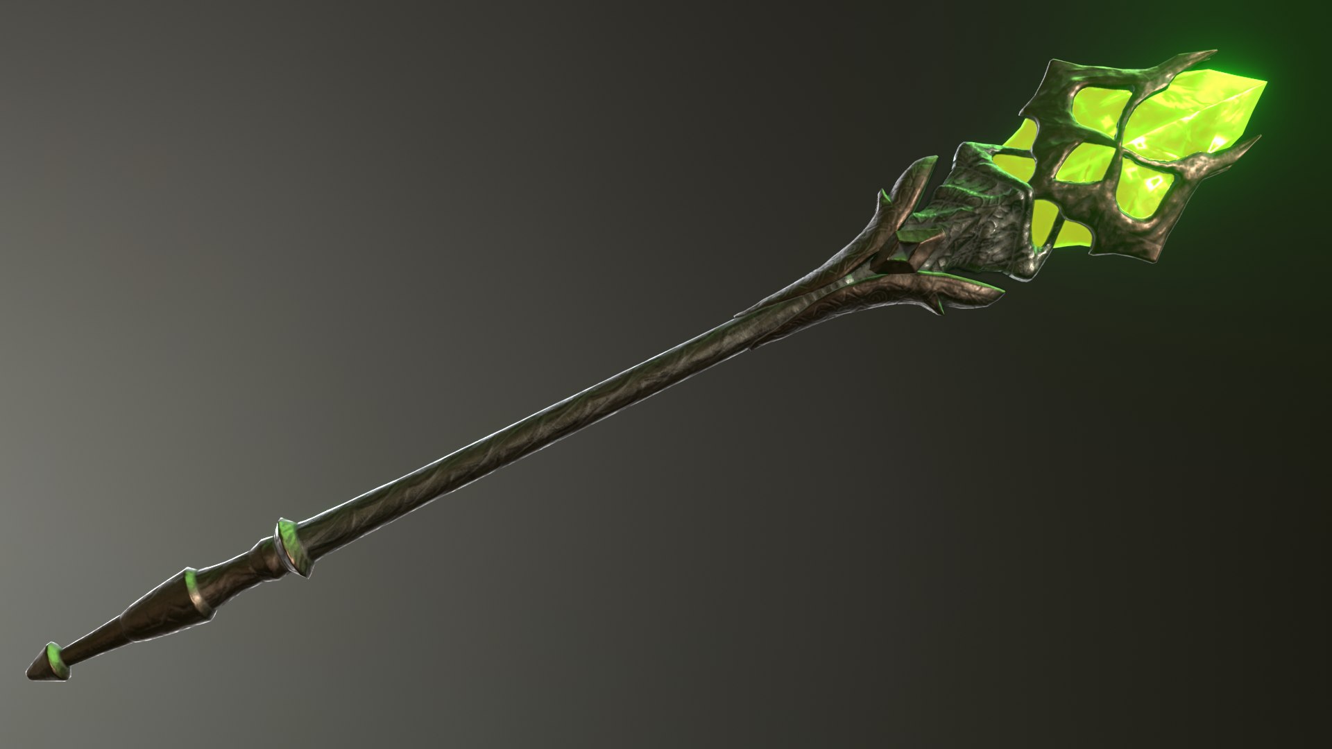 3D Staff Fantasy - TurboSquid 1675258