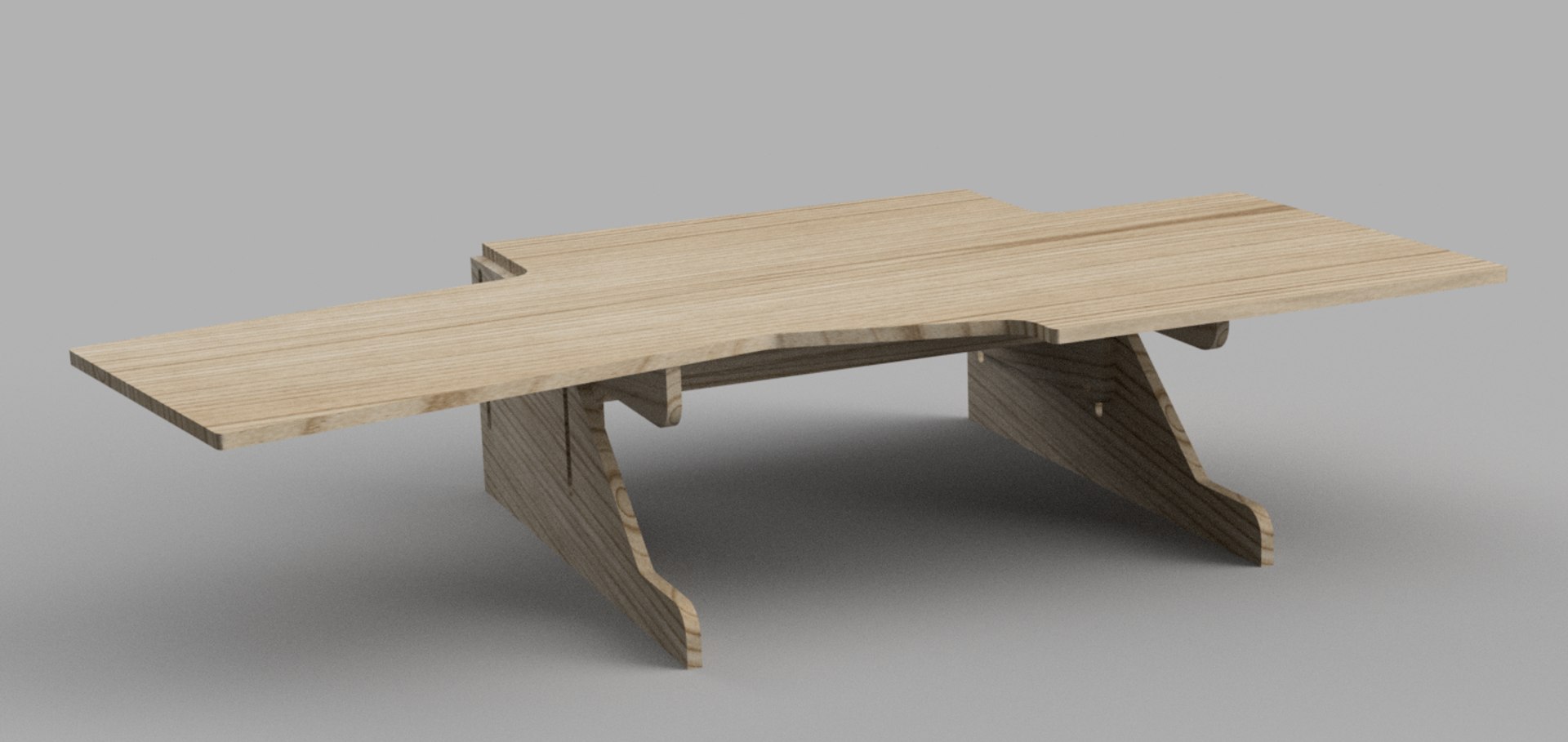 Laptop Table 3D Model - TurboSquid 1352762
