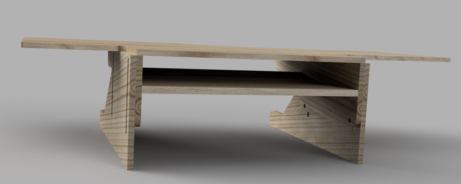 Laptop Table 3D Model - TurboSquid 1352762